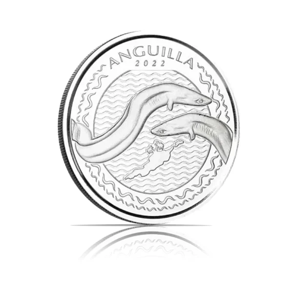 2021 – EC8 Anguilla Eel (BU) (No Capsule) 1 oz Silver Coin | Mendoza's ...